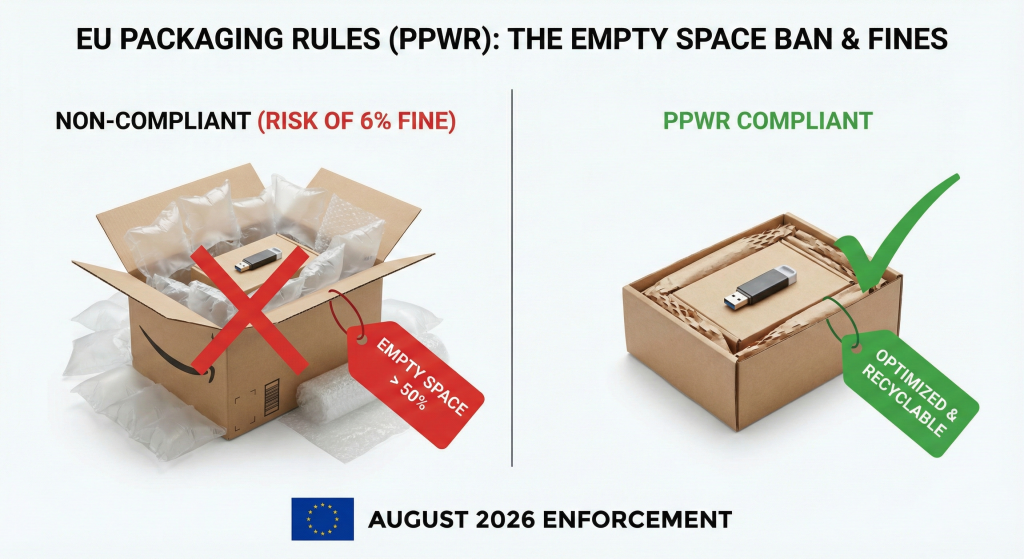Amazon EU Packaging Rules (PPWR): The "Empty Space" Ban & Compliance ...